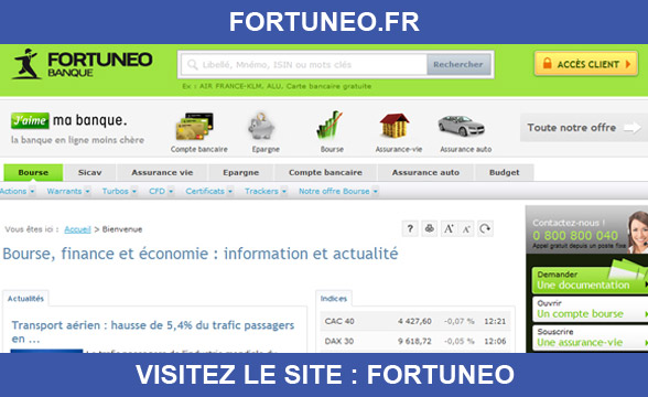 Fortuneo : informations sur le site